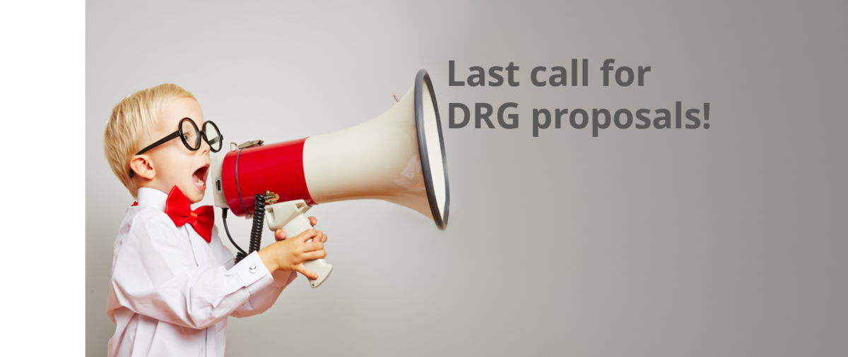 DRG proposal now! – Healthcare Heads